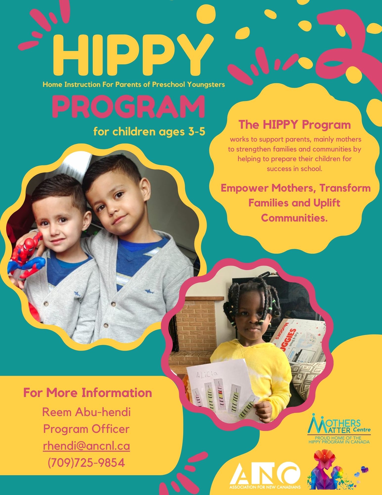 Home Instruction for Parents of Preschool Youngsters (HIPPY) | Association for New Canadians