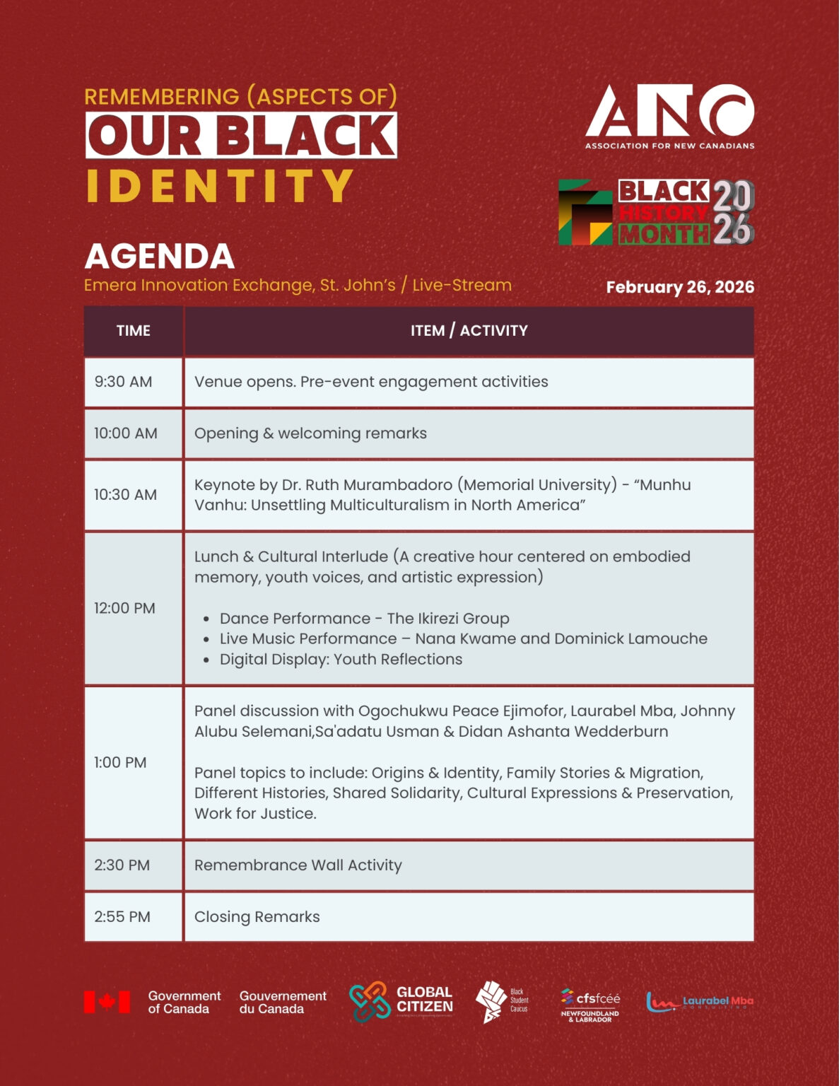 Remembering (Aspects of) Our Black Identity | Association for New Canadians